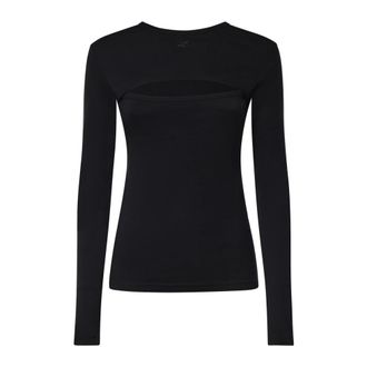 Courr&egrave;ges Long Sleeve Tops - - Tops - Damen - Schwarzk - XS