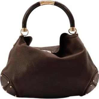 Gucci Pre-owned Le Hobo Indy - Femme - Pre-owned - Brun - Taille: ONE Size