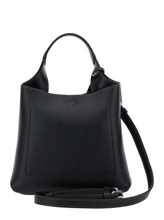 Tod's Womens Handbag Apa Shop Monsp.trac Pel T Pend Mini Black Leather Handbags Hand Bags