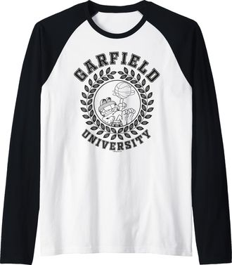 Garfield Pose Retro-Champion der College-Basketballmannschaft Raglan