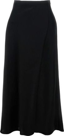 Khaite Femme, Jupes, Noir, Taille: 36 FR Flared Maxi Skirt