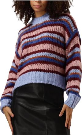Ydence Bunter Strickpullover Meggie - - Knitwear - Damen - Mehrfarbig - 2XL