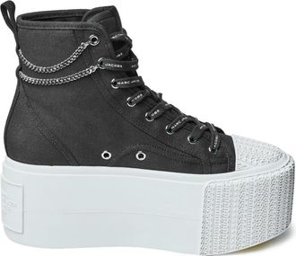 Marc Jacobs Femme, Chaussures, Noir, Taille: 41 EU High Platform Baskets