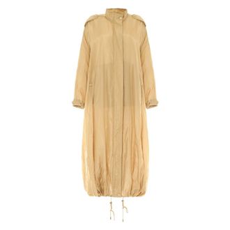 Alberta Ferretti Seidenmischung Trenchcoat mit Frontrei&szlig;verschl&uuml;ssen - - Coats - Damen - Gelb - XS