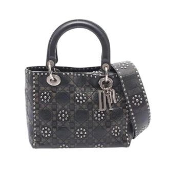 Dior Pre-owned Lady Dior Leder 2way Handtasche - - Pre-owned - Damen - Schwarzk - ONE SIZE