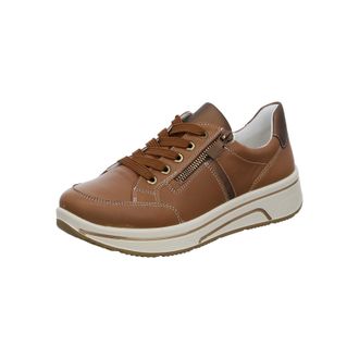 Ara Damen Sapporo Sneaker, Cognac,Nuts, 40 EU Weit