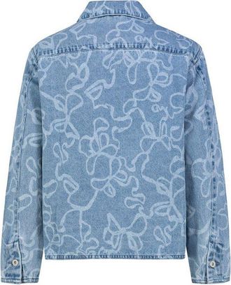 Sublevel Jeansjacke Damen Jeansjacke mit Alloverprint