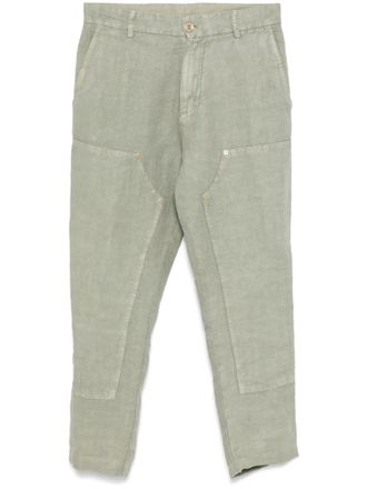 Eleventy pantalon à coupe courte - Vert