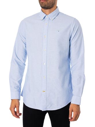 Barbour Ma&szlig;geschneidertes Oxtown-Hemd, Blau