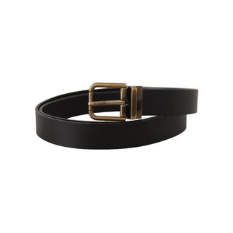 Dolce & Gabbana Lederg&uuml;rtel mit antiker Schnalle - - Accessories - Herren - Schwarzk - ONE SIZE