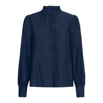 Ichi Ihkarlani SH Bluser 20121887 - - Blouses & Shirts - Damen - Blau - M