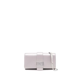 A|X Armani Exchange Chain Crossbody Wallet - - Bags - Damen - Grau - ONE SIZE