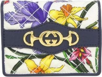 Gucci Portefeuille Pre-owned en toile GG Supreme et cuir - Femme - Pre-owned - Multicolore - Taille: ONE Size