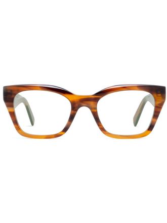 Akila lunettes de vue à monture carrée - Marron