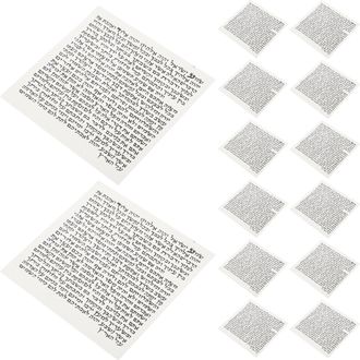 Aboofan 30 St&uuml;ck Religi&ouml;se J&uuml;dische Schriftrollen Israel T&uuml;rdekoration Kleine Mezuzah Schriftrollen Judaica Dekoration Religi&ouml;se T&uuml;rdekoration Artikel F&uuml;r Den