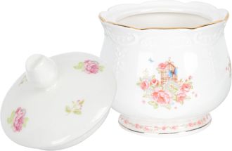 BESPORTBLE Keramik Zuckerbeh&auml;lter mit Deckel Kleines Elegantes Honig Sirupgef&auml;&szlig; Sp&uuml;lmaschinengeeignet Stilvoller Milch Kaffees&uuml;&szlig;stoffspender f&uuml;r K&uuml;che