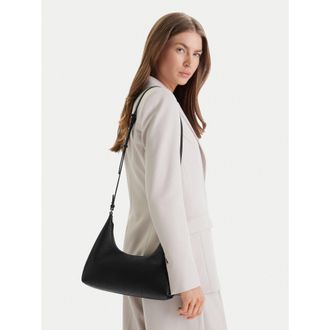 Calvin Klein Handtasche Calvin Klein Emblem Aop Perfor Lthr Bag LV04F3367G Schwarz