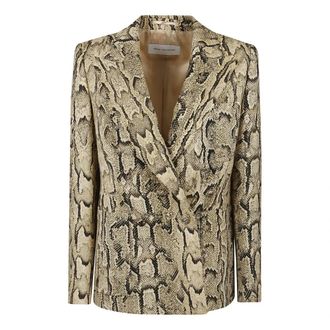 Dries Van Noten Cotton Blazer - - Jackets - Damen - Beige - S
