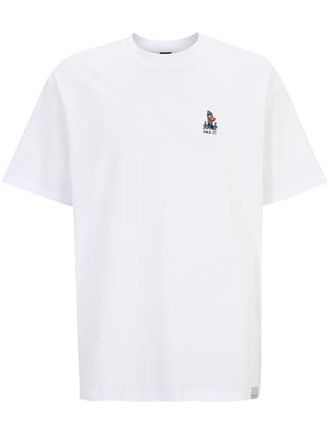 Iriedaily T-shirt What The Duck en coton bio, Blanc., XL