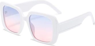 Generic Lunettes De Soleil D&eacute;coratives For Hommes, Monture Large, For Lext&eacute;rieur, For Les Vacances Et Le Sport, For Femmes(White)