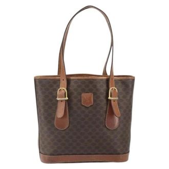 Celine Pre-owned Vintage macadam Handtasche - - Pre-owned - Damen - Braun - ONE SIZE