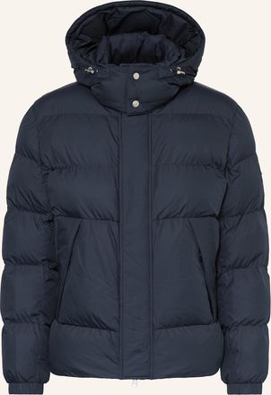 HUGO BOSS Steppjacke Corbinian Mit Abnehmbarer Kapuze blau