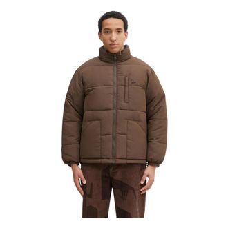 by Parra Protect The Sun Reversible Puffer Jacket - Homme - Vestes - Brun - Taille: 2XL
