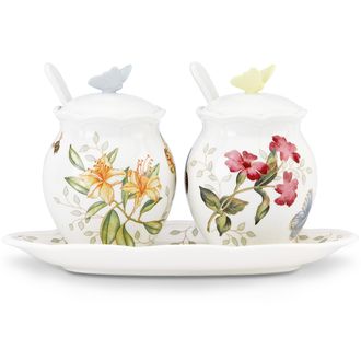 Lenox Butterfly Meadow Gew&uuml;rz-Set, 7-teilig, Wei&szlig;