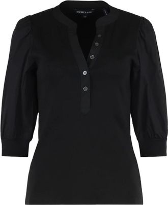 Veronica Beard Femme, Tops, Noir, Taille: 40 FR Coralee Top