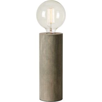 Marksl&ouml;jd Lampe de table E27, 40W max, bois gris teint&eacute;, 28 cm - Marksl&ouml;jd - Legna