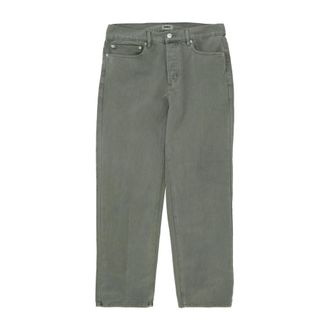 Obey Arbeits-Denim mit Logo-Verschluss - - Jeans - Herren - Gr&uuml;n - W30