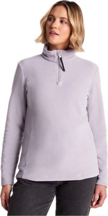 TOG24 Fleecepullover Damen mit Halbem Rei&szlig;verschluss Fleecejacke Leichte Sweatjacke Warme Fleeceshirt &Uuml;bergangsjacke Damenjacke f&uuml;r Laufen und Freizeit Lave