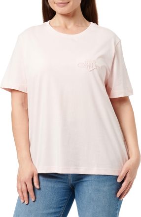GANT Damen Reg Tonal Shield T-Shirt, Salmon, S EU
