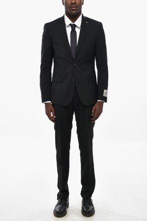 Corneliani CC COLLECTION Mohair-Blend Anzug With Klassischem Revers Corneliani