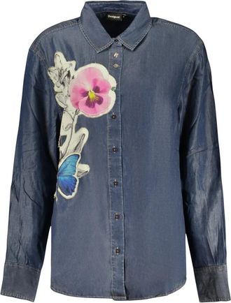 Desigual Lockere Jeansbluse - - Blouses & Shirts - Damen - Blau - M