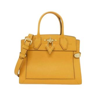 Louis Vuitton Sac Steamer en cuir de veau Pre-owned - Femme - Pre-owned - Jaune - Taille: ONE Size