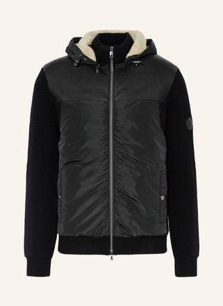 Bogner Strickjacke Flavin Im Materialmix schwarz