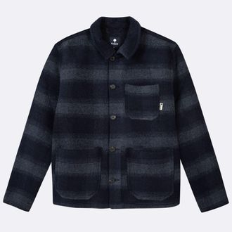 Faguo Veste &agrave; boutons bleu marine