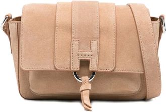 Hogan Femme, Sacs, Beige, Taille: ONE Size Flap Crossbody Bag