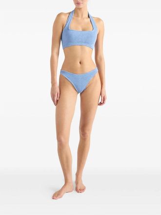 Hunza G Crinkle One-Piece Swimsuit - Blue