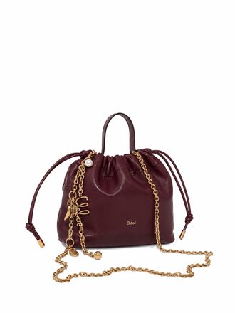 Chlo&eacute; Icons Shoulder Bag - Burgundy