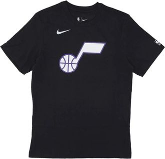 Nike Utah Jazz Logo Tee Schwarz - - Sport - Herren - Schwarzk - L