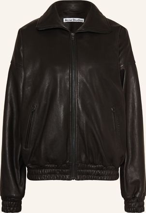 Acne Studios Lederjacke schwarz