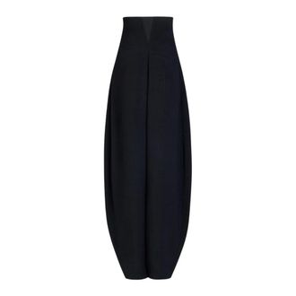 Alaia High-Waist Tailored Pants - - Trousers - Damen - Schwarzk - S