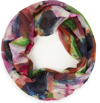 Glamexx24 Loop Schlauchschal f&uuml;r Damen, Farbverlauf Sommer Loop Rundschal Leichter Verlauf Regenbogen Sommerlicher Schal