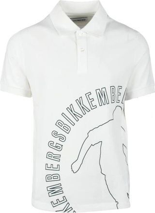 Dirk Bikkembergs Homme, Tops, Blanc, Taille: S Polo