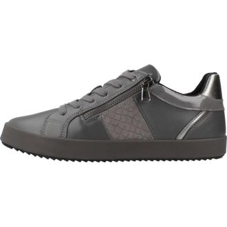 Geox Baskets Florales pour Femmes - Femme - Chaussures - Gris - Taille: 38 EU