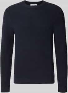 Review Regular Fit Strickpullover aus reiner Baumwolle