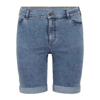 Kaffe Curve Femme, Shorts, Bleu, Taille: 56 FR Denim Shorts