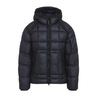 C.P. Company Blaue Kapuzenjacke f&uuml;r M&auml;nner Aw25 - - Jackets - Herren - Blau - 2XL
